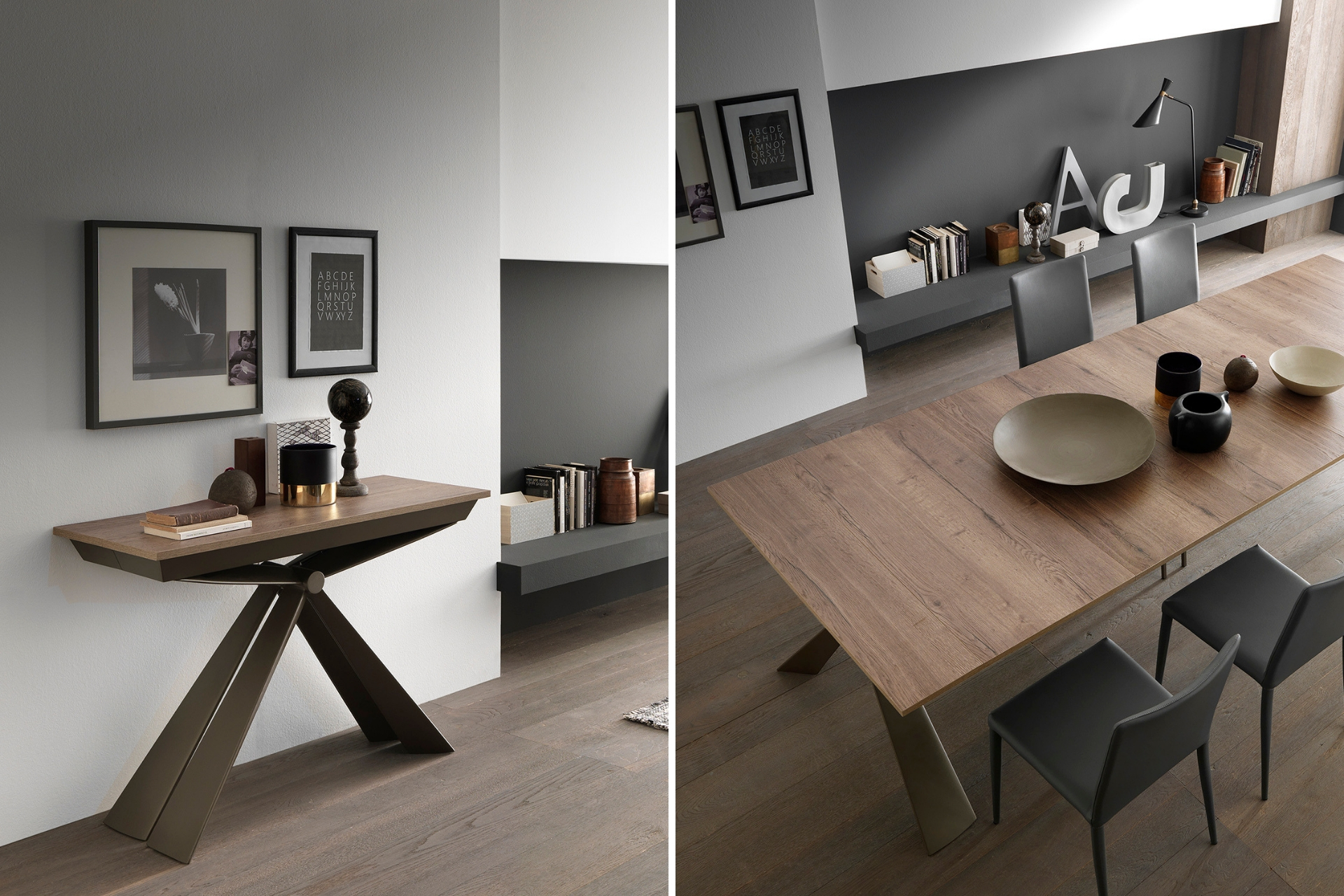 Console extensible structure métal - Story