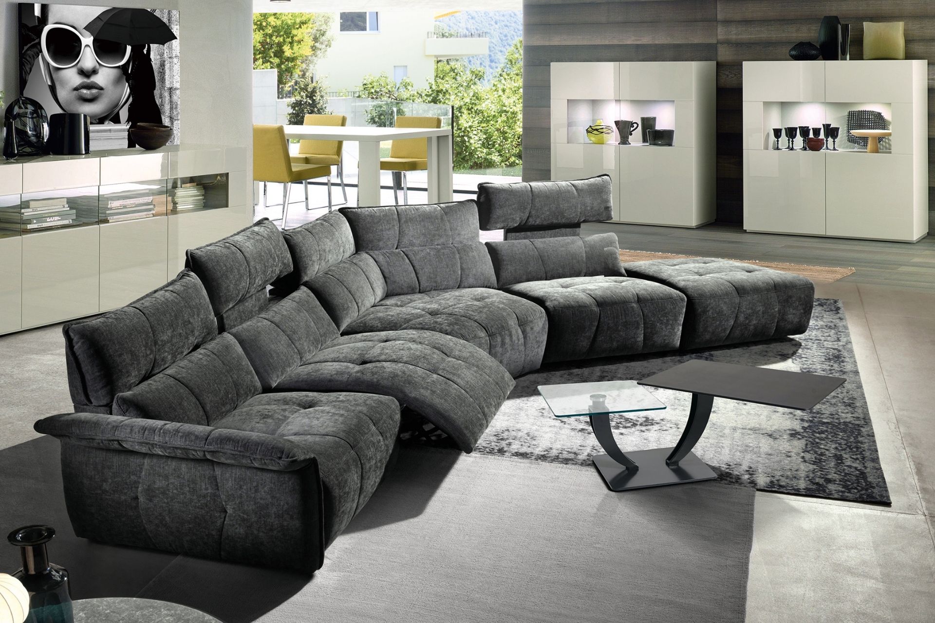 Canapé modulable relaxation électrique - STORY