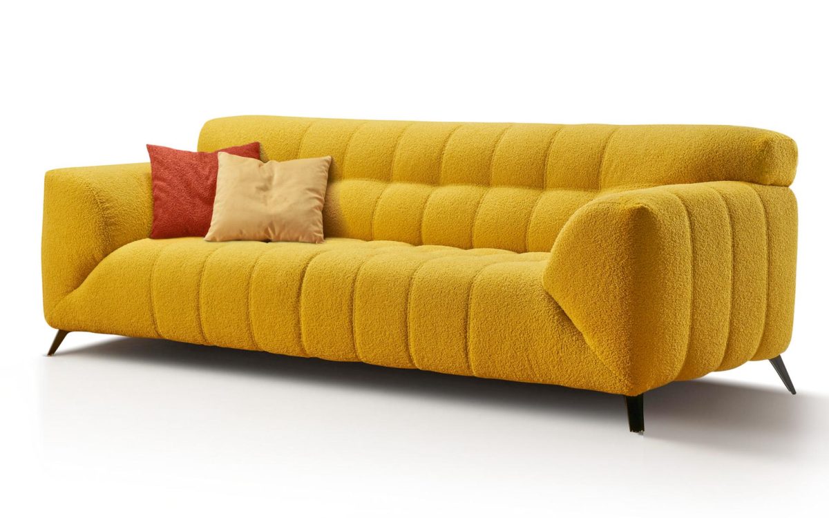 Canapé capitonné sur pied - Story