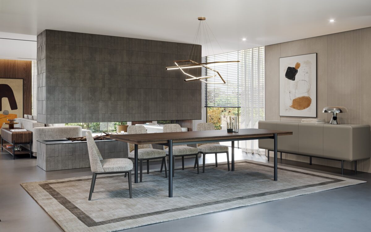 Séjour contemporain design arrondi - Story